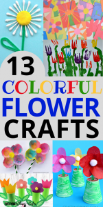 13 Colorful Flower Crafts For Preschoolers