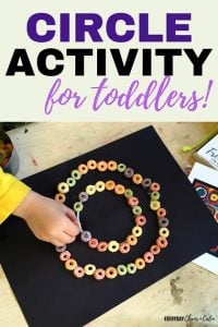 Simple Circle Craft For Toddlers Learning The Shapes