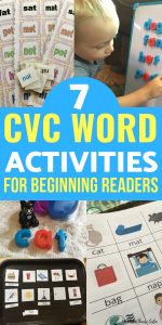 7 CVC Word Activities For Beginning Readers
