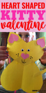 Heart Shaped Cat Valentine Craft