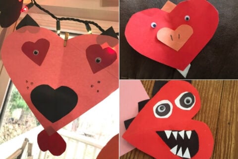 6 Adorable Heart-Shaped Animal Crafts For Valentine's Day