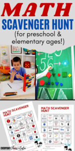 How To Have A Math Scavenger Hunt + Free Printable