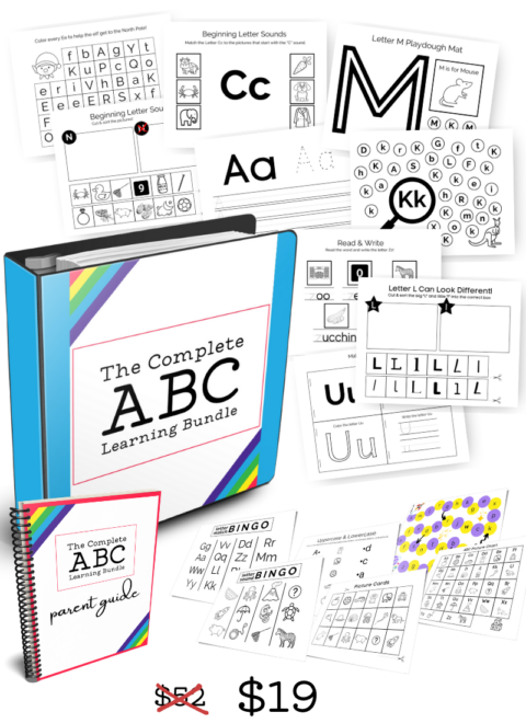 The Complete ABC Learning Bundle - Everyday Chaos And Calm