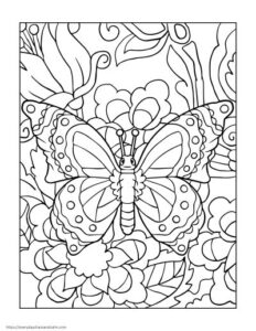 15 Beautiful Butterfly Coloring Pages For Kids Or Adults
