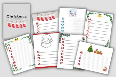 7 Free Christmas Acrostic Poems (Printable PDF Download)