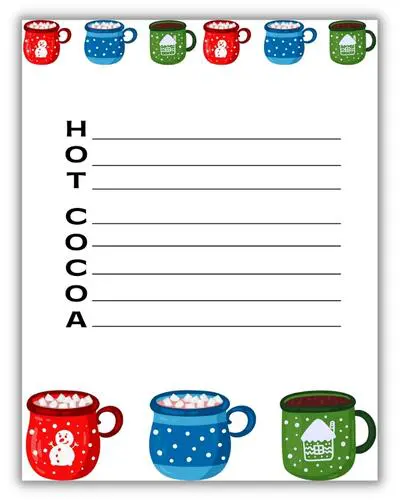 Winter Hot Cocoa Poem