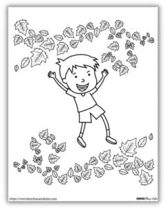 Free Fall Leaf Coloring Pages (PDF Download)