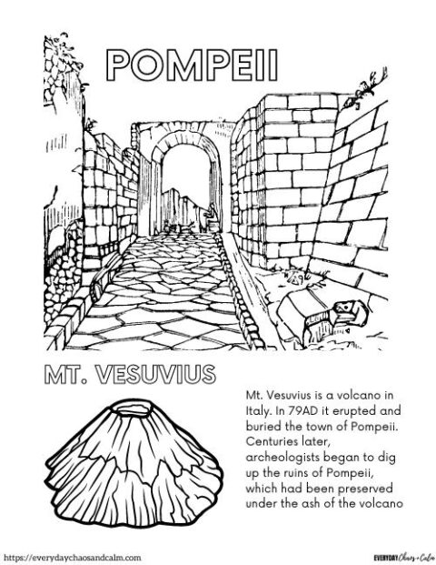 8 Educational Italy Coloring Pages For Kids