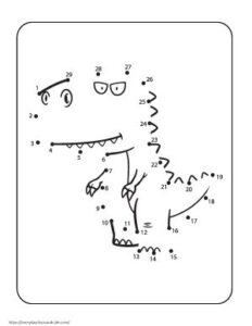 12 Free Dinosaur Connect The Dots (PDF Download!)