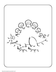 12 Free Dinosaur Connect The Dots (PDF Download!)