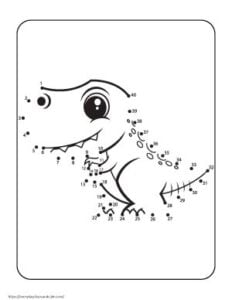 12 Free Dinosaur Connect The Dots (PDF Download!)