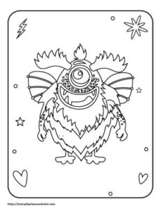 27 Free Monster Coloring Pages For Kids