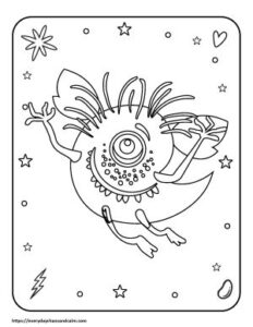 27 Free Monster Coloring Pages For Kids