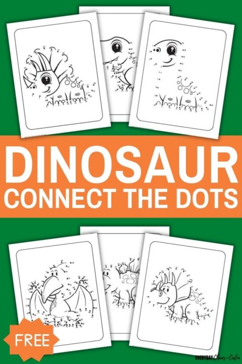 12 Free Dinosaur Connect The Dots (PDF Download!)