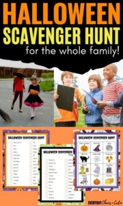 Free Printable Halloween Scavenger Hunt For Kids (3 Different Versions!)