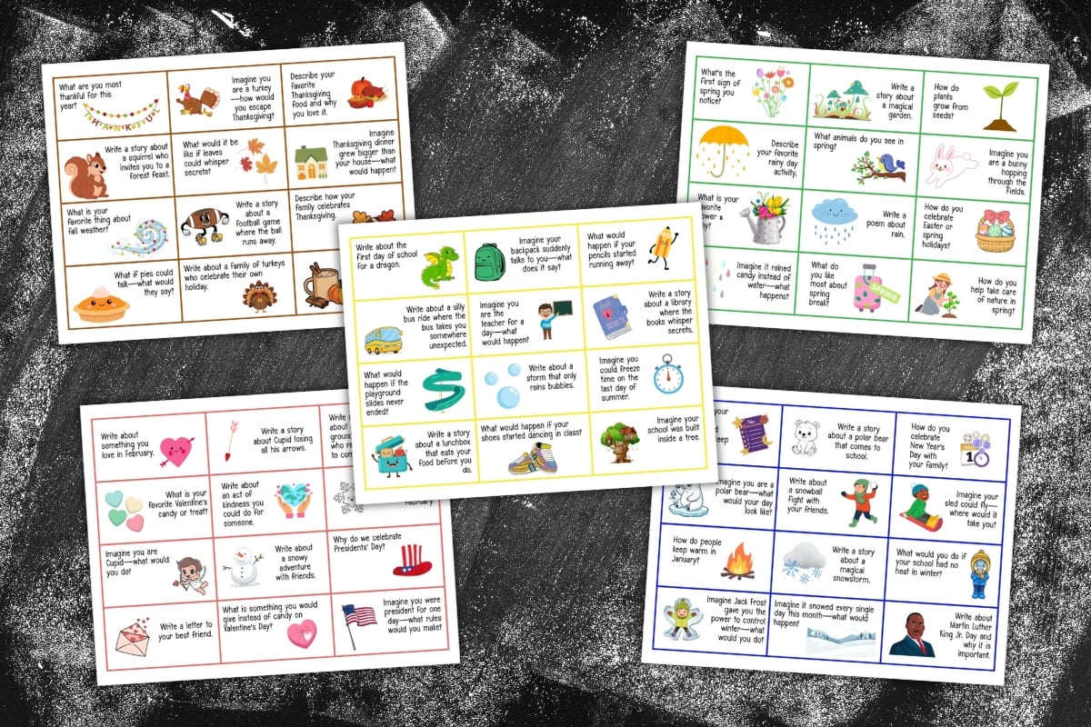 192 Printable 3rd Grade Writing Prompts For The Whole Year