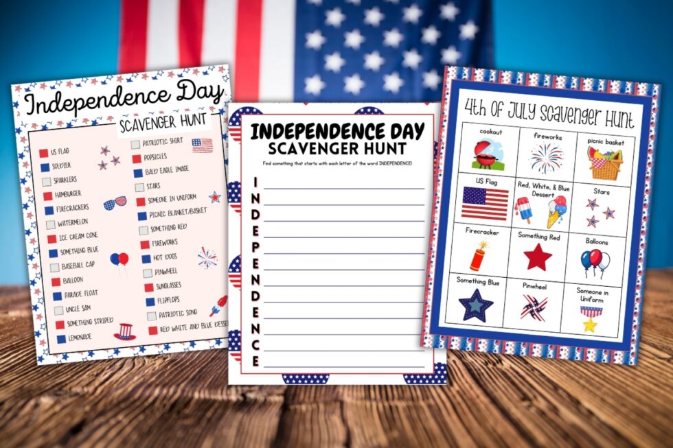 Free Printable 4th Of July Scavenger Hunts For Kids