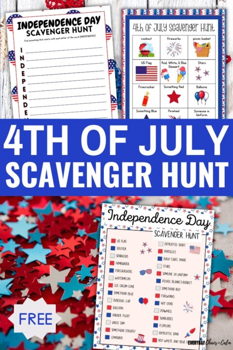 Free Printable 4th Of July Scavenger Hunts For Kids