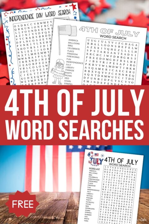 Free Printable 4th Of July Word Searches