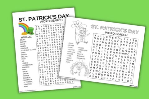 Free Printable Word Searches
