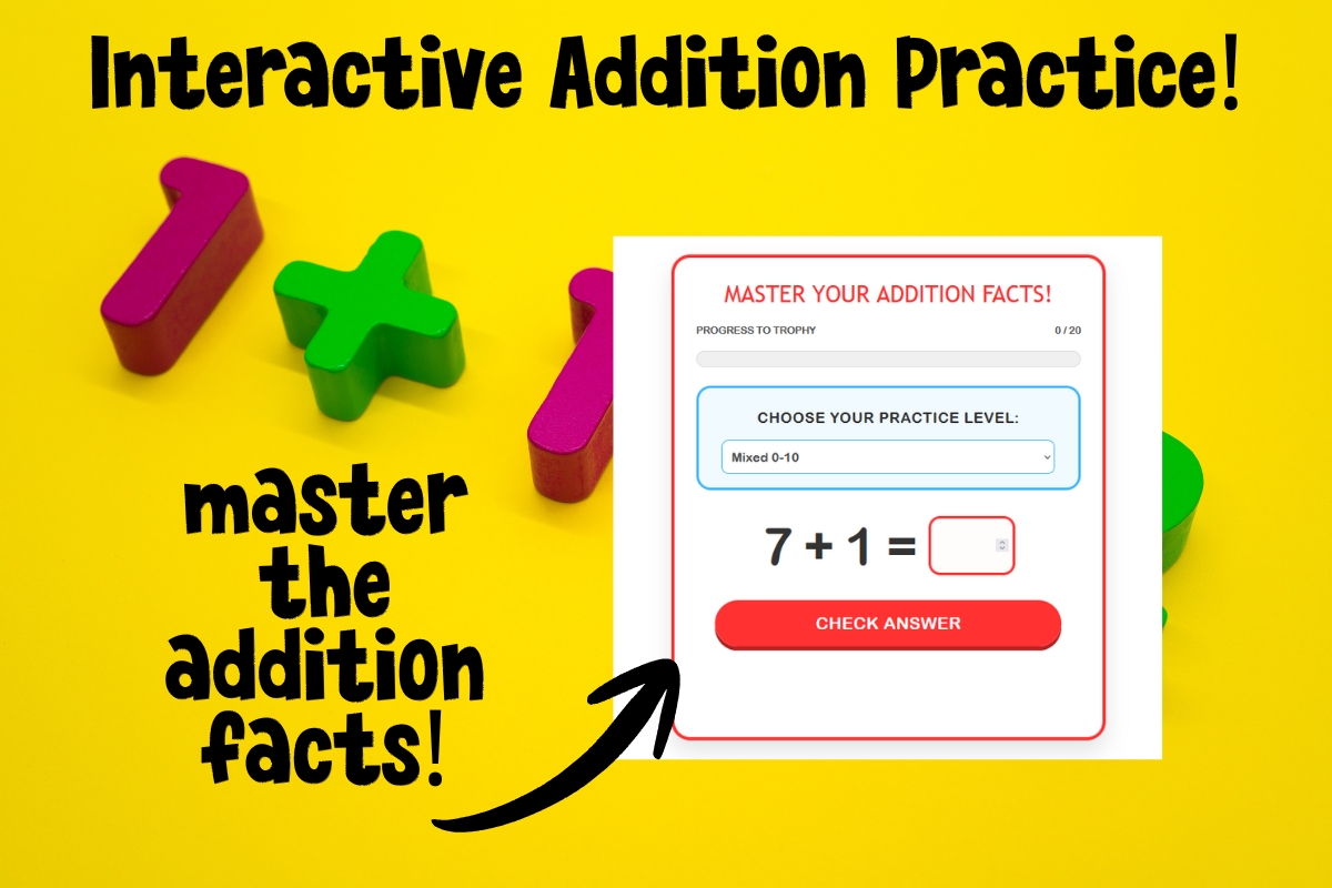 Online Addition Math Game- Master The Facts!