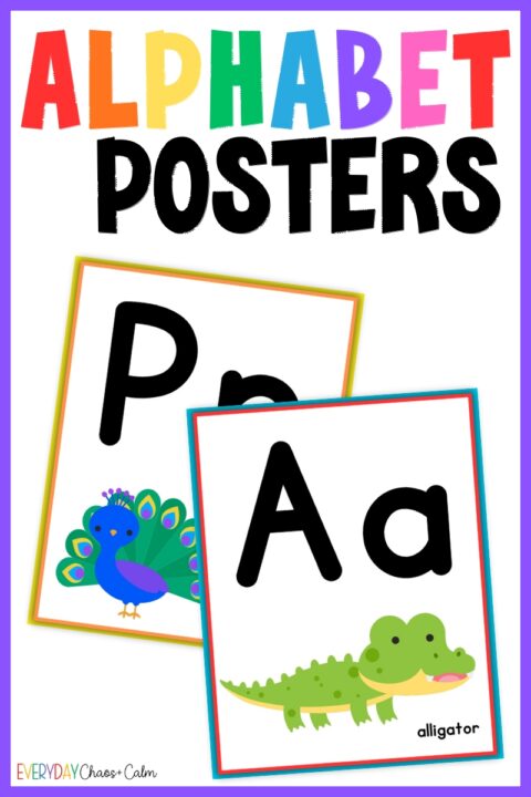 Free Printable Alphabet Posters