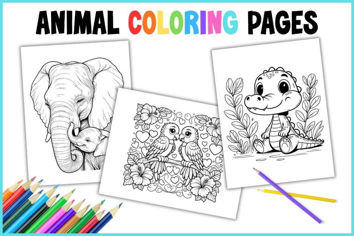 Free Printable Animal Coloring Pages For Kids And Adults