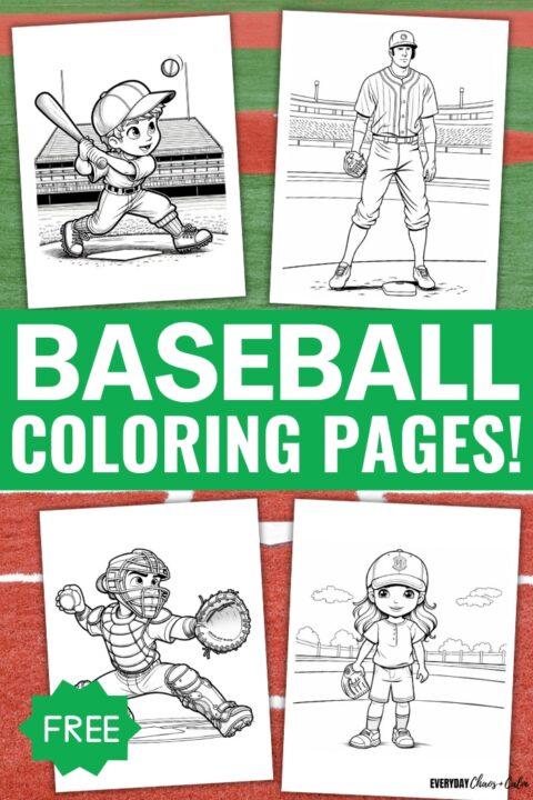 Free Baseball Coloring Pages For Kids