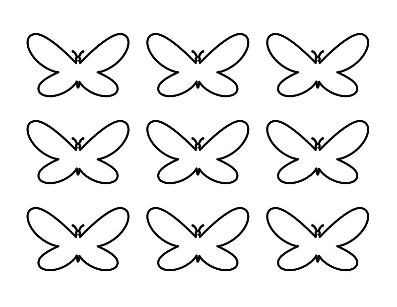 Free Printable Butterfly Templates