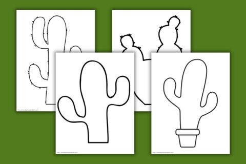 Free Printable Cactus Templates For Crafts