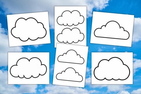 Free Printable Cloud Template For Crafts