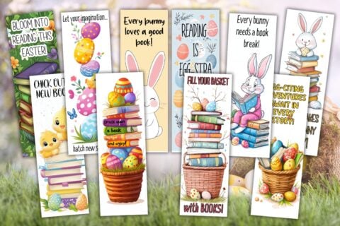 Free Printable Easter Bookmarks