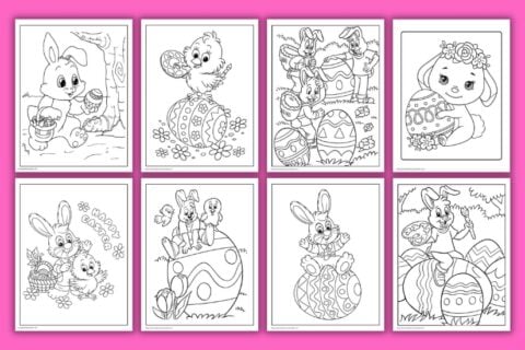 15 Adorable Free Easter Coloring Pages