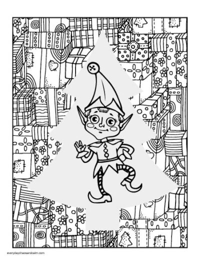 9 Christmas Elf Coloring Pages For Kids (Free PDF Download)