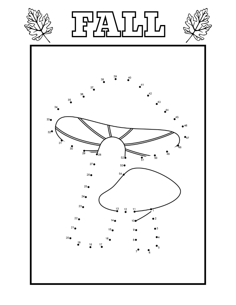 Free Fall Dot To Dot Puzzles