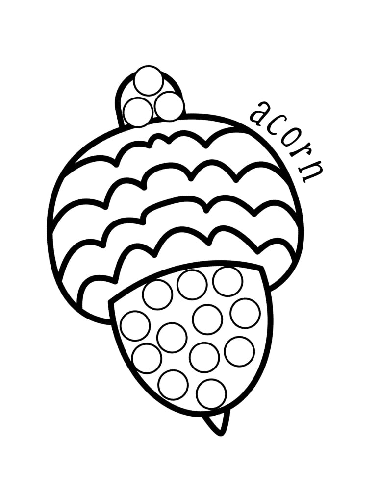 Free Fall Dot Marker Printables