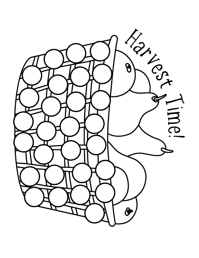 Free Fall Dot Marker Printables