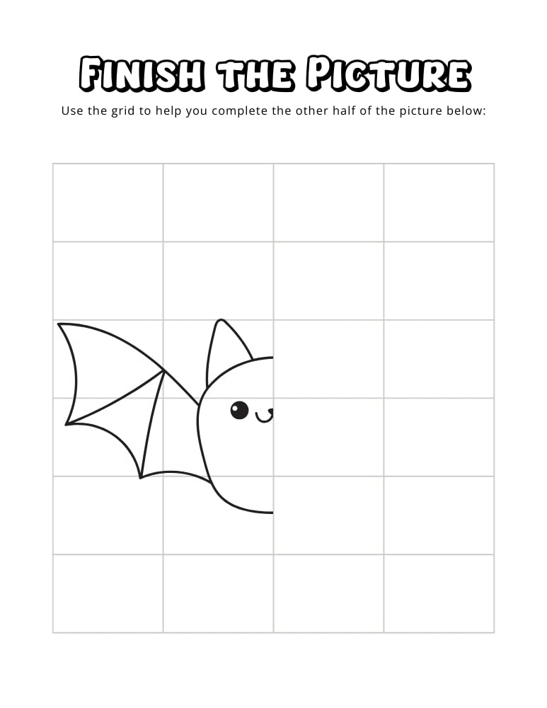 Fall Finish The Picture Worksheets (Free Printable)