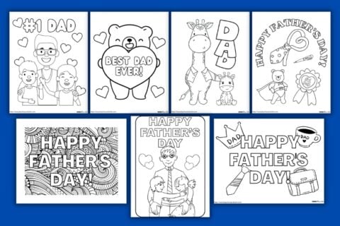 Free Father's Day Coloring Pages
