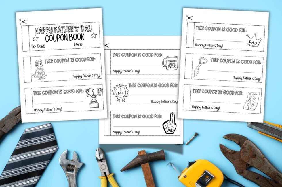 Free Printable Father's Day Coupons For Dad!