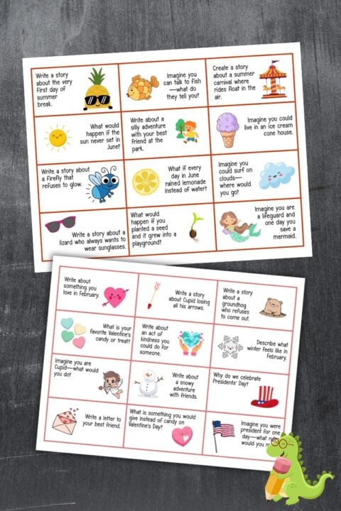 192 Printable 3rd Grade Writing Prompts For The Whole Year