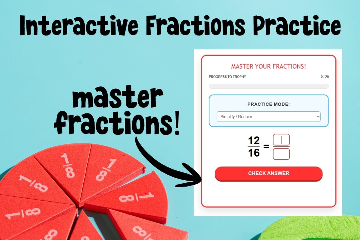 Interactive Fractions Games- Master Adding, Subtraction, Multiplying ...