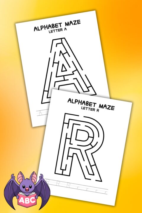 Free Alphabet Mazes