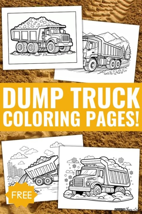 Free Dump Truck Coloring Pages For Kids