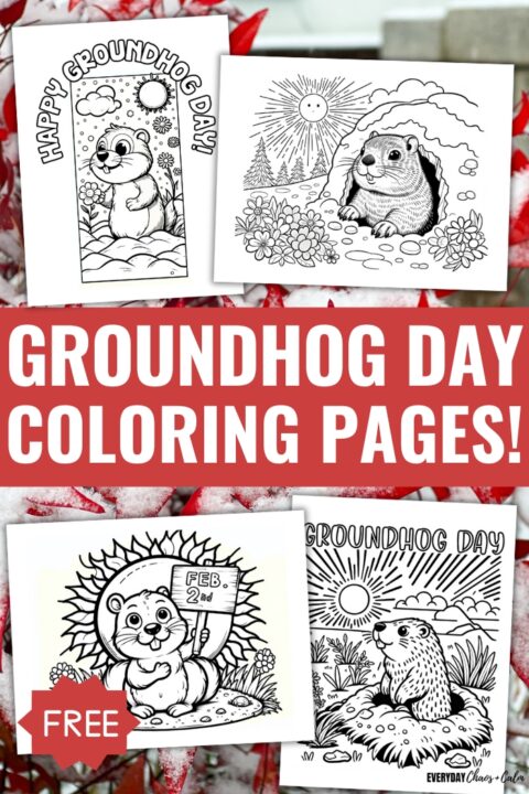 Free Groundhog Day Coloring Pages For Kids