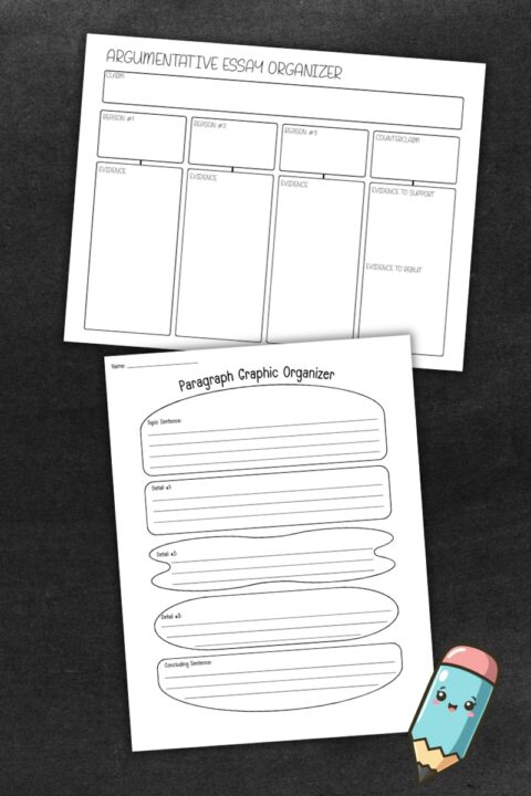 Free Printable Writing Graphic Organizers