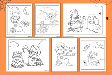 Free Halloween Coloring Pages For Kids