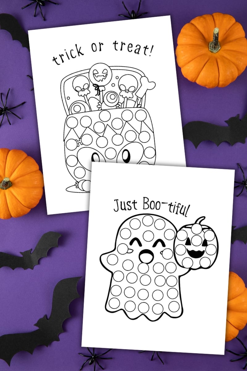 Free Halloween Dot Marker Printables