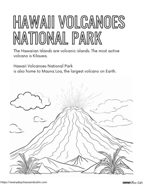 Free Educational Hawaii Coloring Pages For Kids