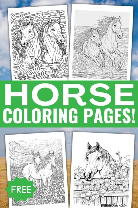 Free Printable Horse Coloring Pages